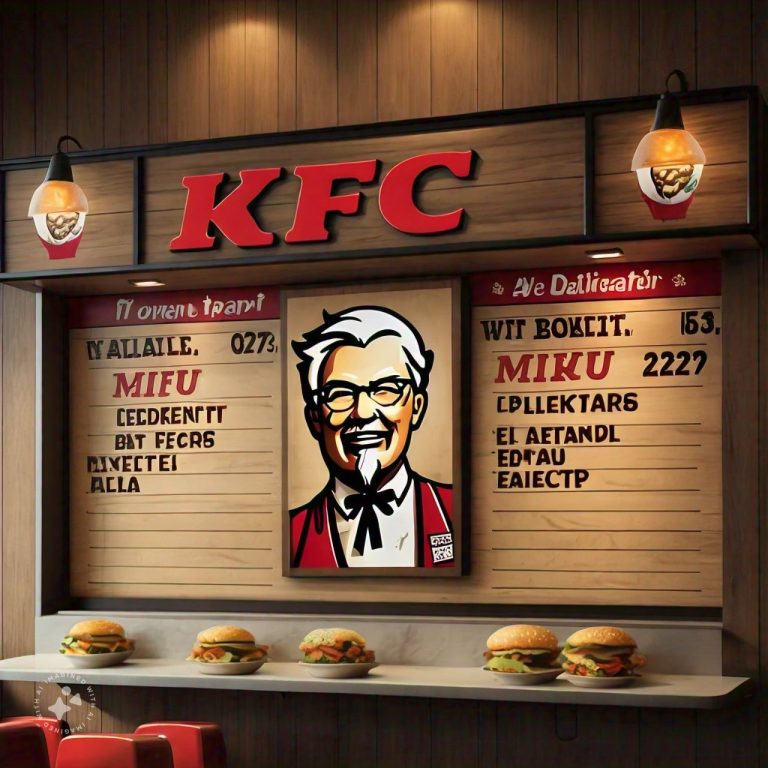 KFC Speisekarte Preise 2026 [Aktuelle Preisliste]